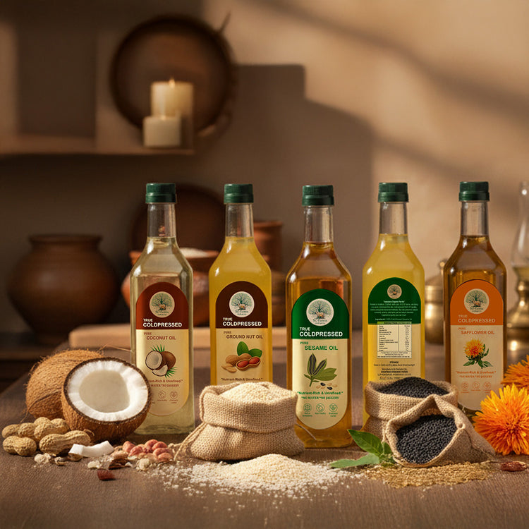 Pure & Natural Cold Pressed Oils from S O Farms Buy online – sanatana ...